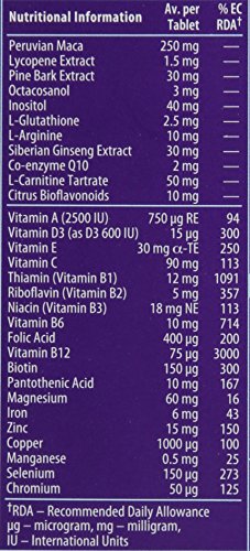 Vitabiotics Wellman Conception Tablets 30 Capsules