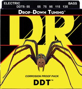 dr strings ddt acoustic guitar strings (ddt5-55)