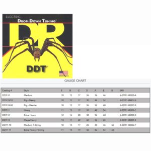 DR Strings DDT Electric Guitar Strings (DDT-11)