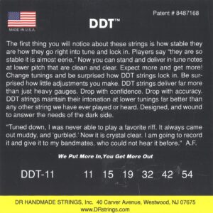 DR Strings DDT Electric Guitar Strings (DDT-11)