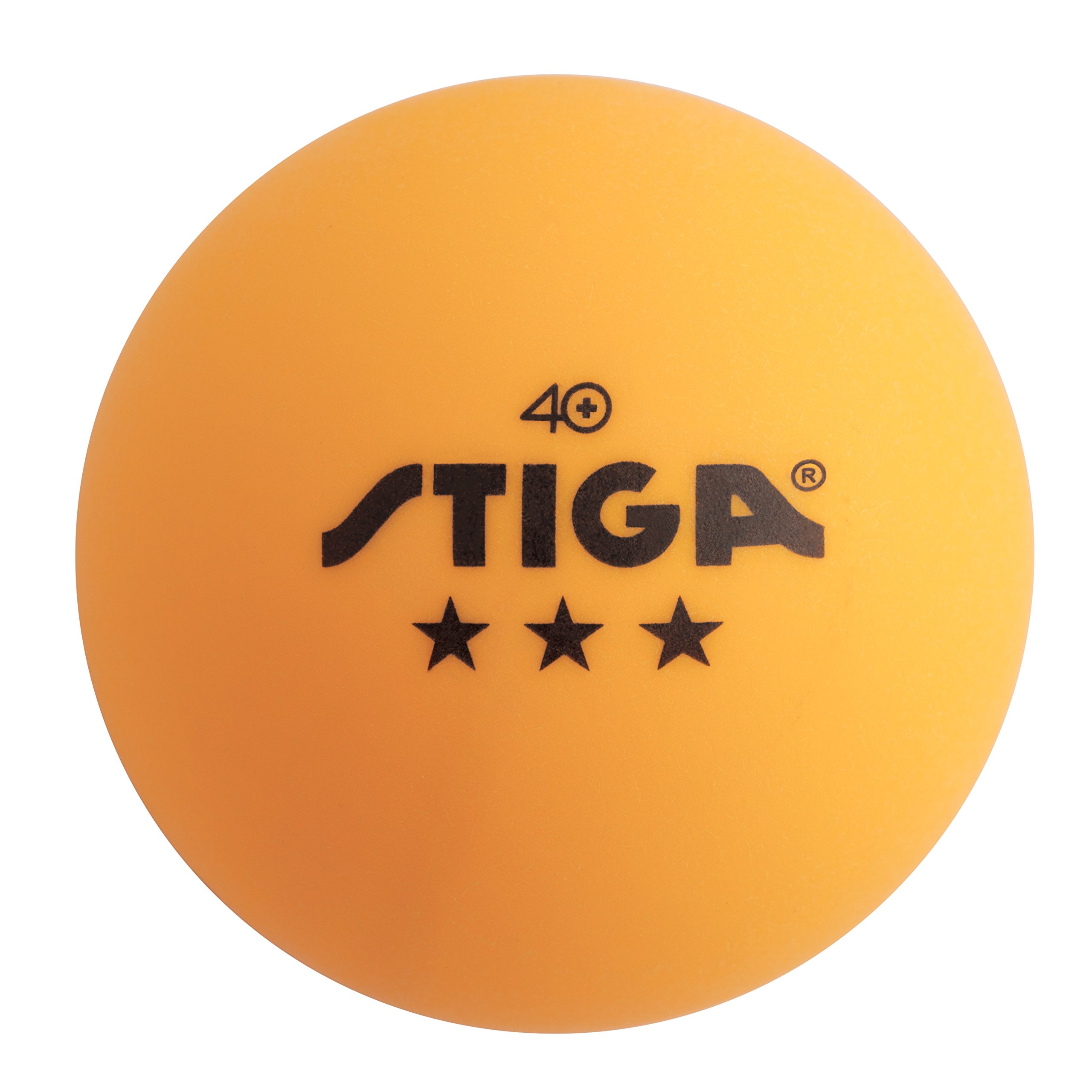 STIGA Tournament-Quality 3-Star Ping Pong Balls – Official Size and 40mm Weight – Ultimate Durability and High-Performance Table Tennis Balls – 6 Pack (Orange) - for Indoor/Outdoor Ping Pong Tables