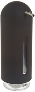 umbra - 330190-040 penguin pump, kitchen soap dispenser, also works with hand sanitizer, 12 oz (355 ml), black