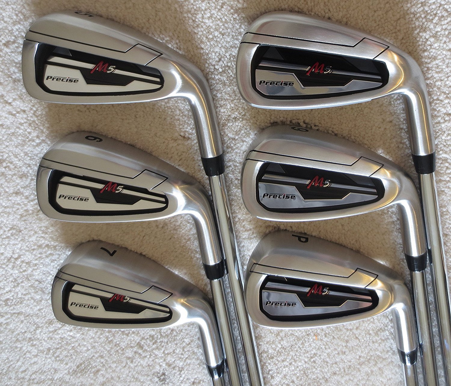 Mens Complete Golf Set Clubs Driver, Wood, Hybrid, Irons, Putter, & Stand Bag Professional