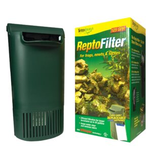 TetraFauna ReptoFilter 50 Gallons, Terrarium Filtration, Keeps Water Clear, 125 GPH, Model:26038