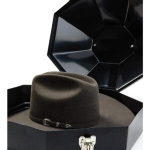 Western Hat Can Black 4" Brim