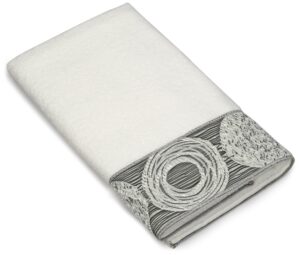 avanti linens 19332wht galaxy hand towel, white