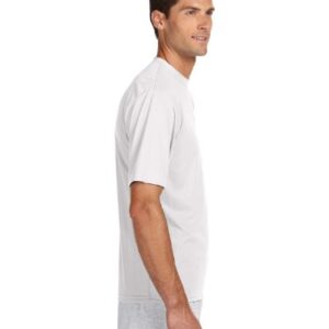 A4 Men's Cooling Performance Crew Short sleeve, White, Large