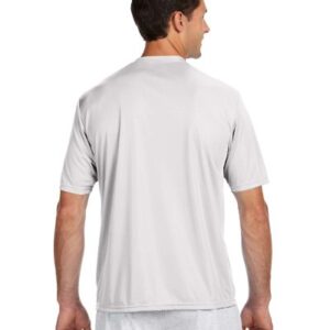 A4 Men's Cooling Performance Crew Short sleeve, White, Large