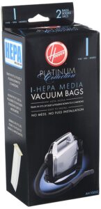 hoover platinum "i" bags 2 boxes (4 bags total) genuine