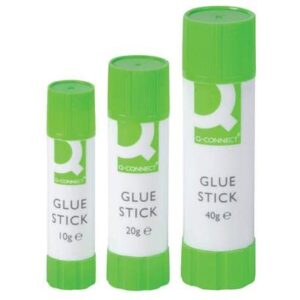 Q Connect 40gm Glue Stick (Pack of 10)