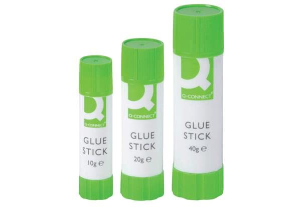 Q Connect 40gm Glue Stick (Pack of 10)