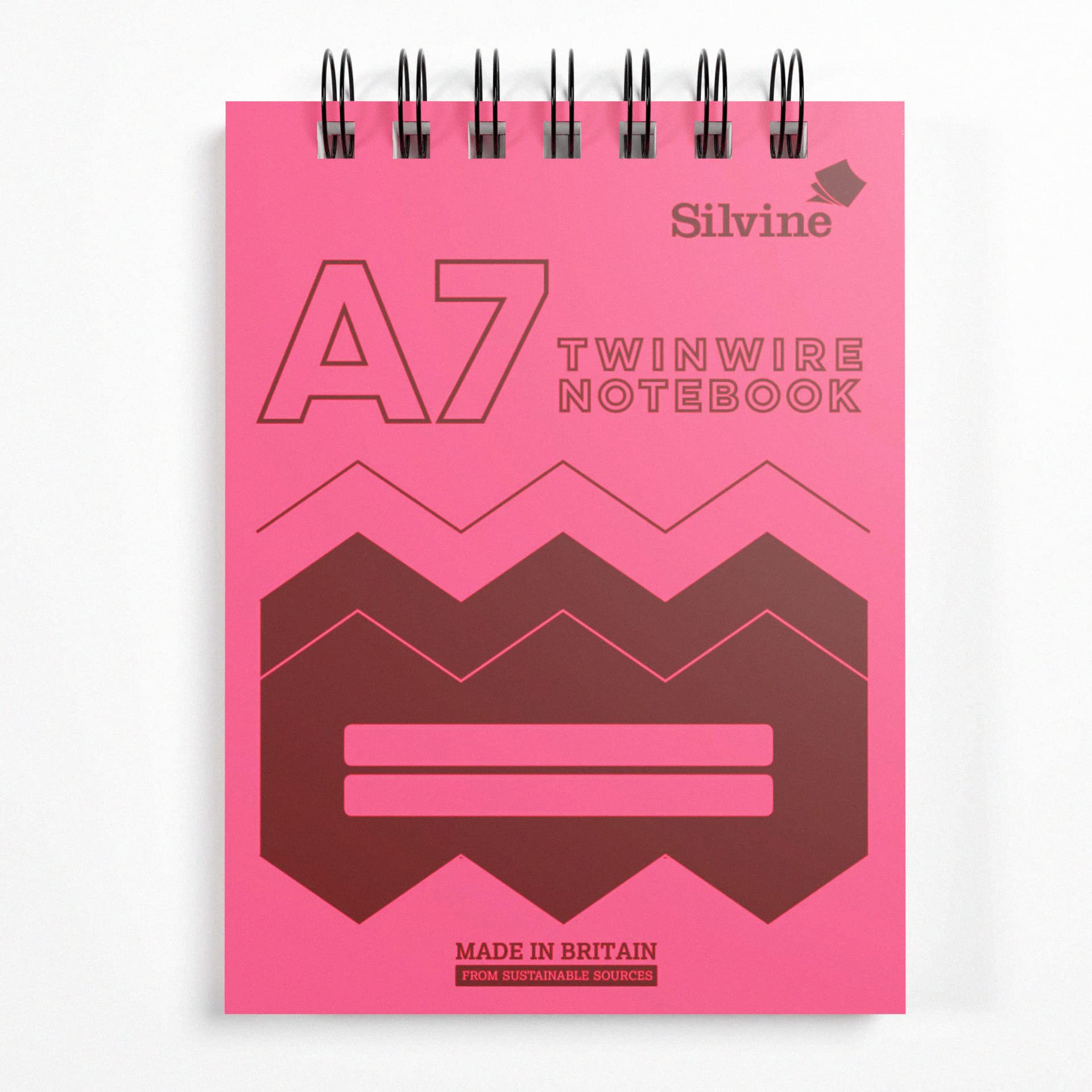 Silvine 160 Page A7 Wirebound Notebooks with Durable Wipe Clean Covers [Assorted Pack of 20],POLYA7AC