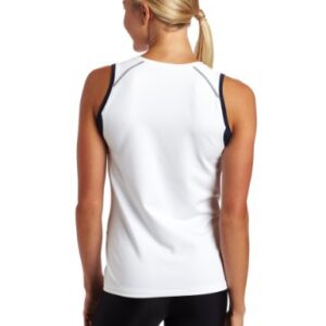 ASICS Ace Sleeveless Jersey - Women's ( sz. XL, White/Navy )