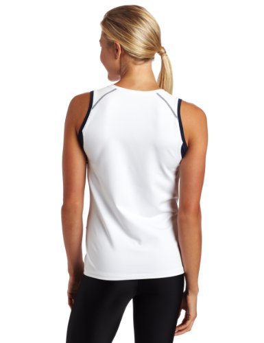 ASICS Ace Sleeveless Jersey - Women's ( sz. XL, White/Navy )