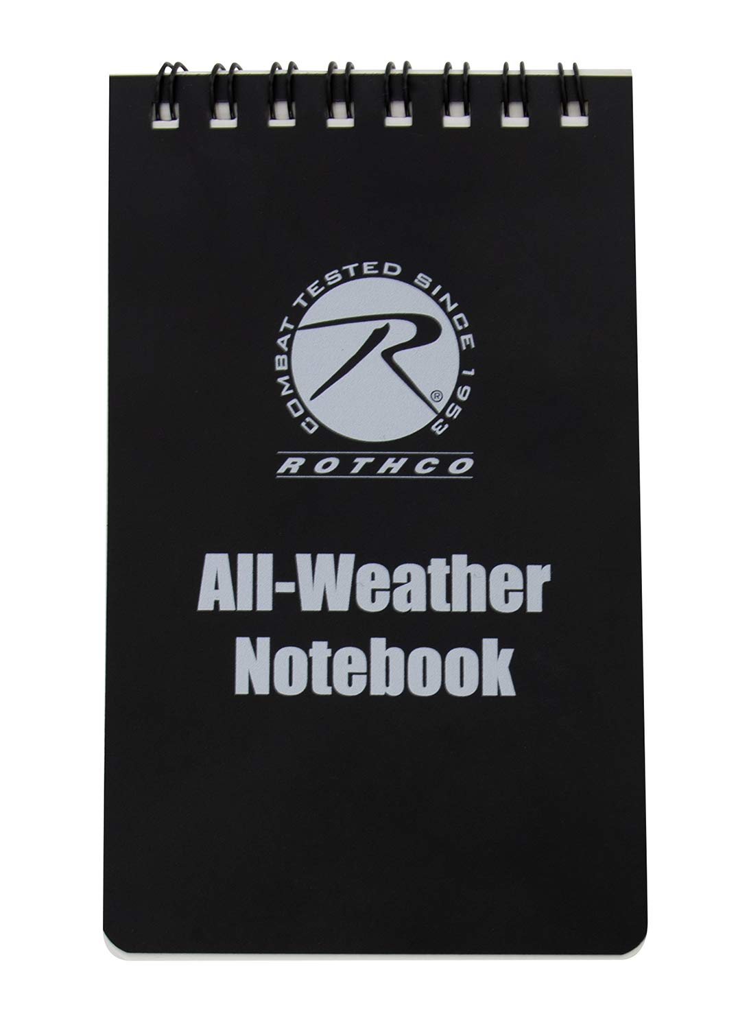 Rothco All-Weather Waterproof Notebook (3" x 5", Black)