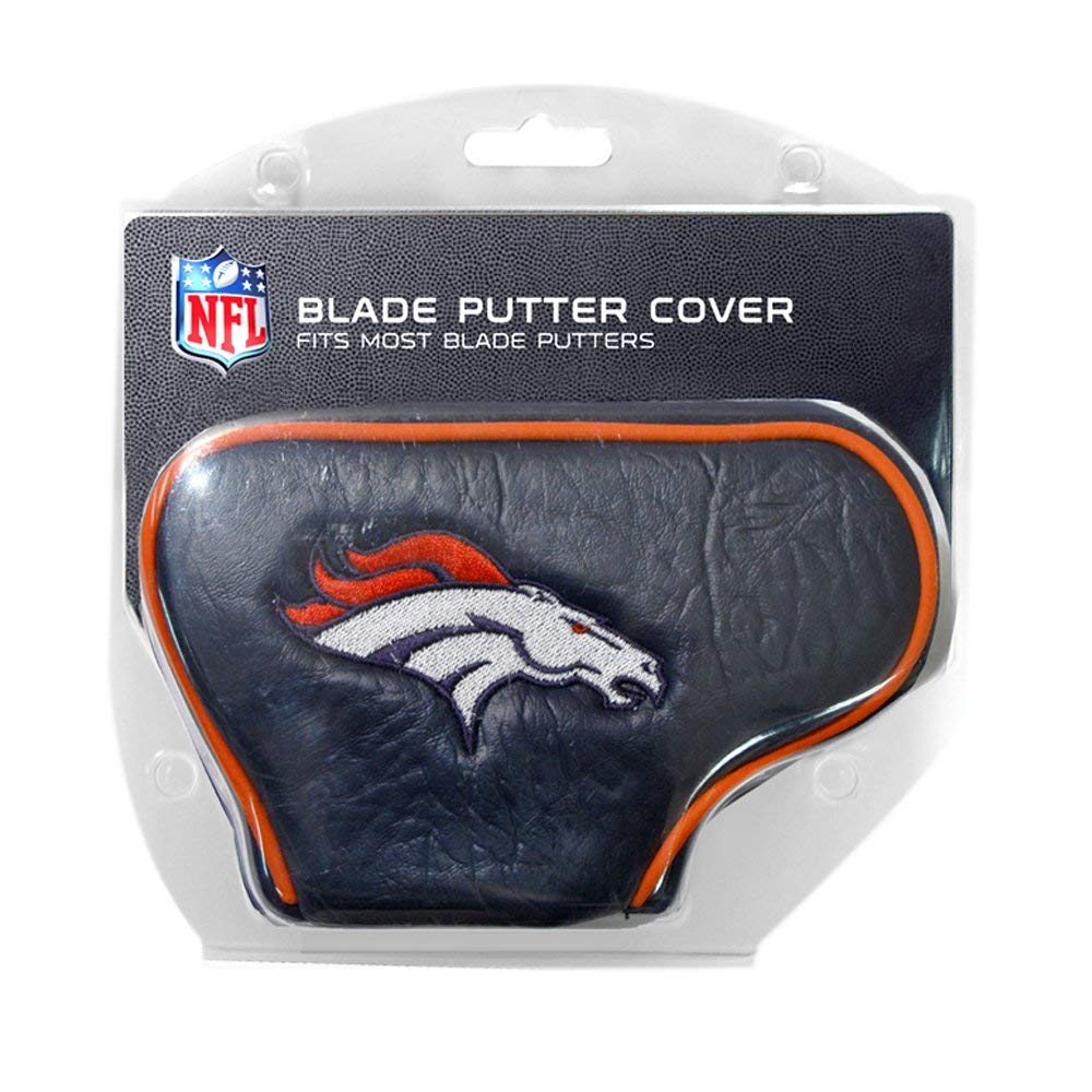 Team Golf NFL Denver Broncos Golf Blade Putter Cover Golf Club Blade Putter Headcover, Fits Most Blade Putters, Scotty Cameron, Taylormade, Odyssey, Titleist, Ping, Callaway