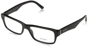 prada men's pr 16mv eyeglasses 55mm