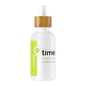 timeless skin care squalane oil 100% pure - plant-based face oil for skin moisturizer - fragrance-free dry skin oil - moisturizing squalane oil - 2 oz