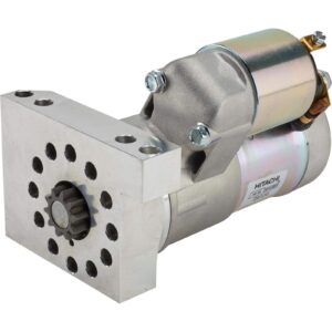 hitachi automotive products psl100 super-lite starter for chevy v-6, small block and big block engines with 1.2 kw