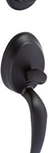 Schlage F92-PLY Plymouth Dummy Exterior Handleset from The F-Series, Matt Black