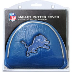 Team Golf NFL Detroit Lions Golf Mallet Putter Cover Golf Club Mallet Putter Headcover, Fits Most Mallet Putters, Scotty Cameron, Daddy Long Legs, Taylormade, Odyssey, Titleist, Ping, Callaway