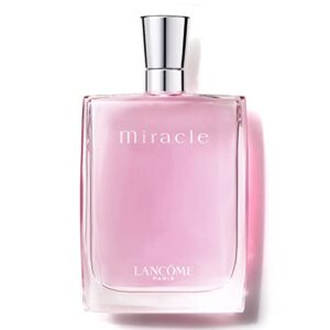 lancôme miracle eau de parfum - long lasting fragrance with notes of magnolia, ginger & amber - spicy & floral women's perfume - 3.4 fl oz