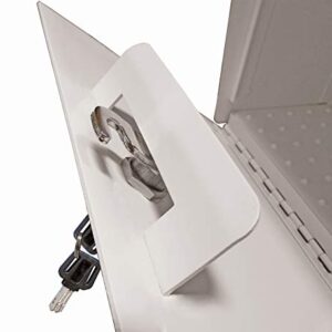 Mail Boss 7163 Metro Locking Security Wall Mount Mailbox, Cream White