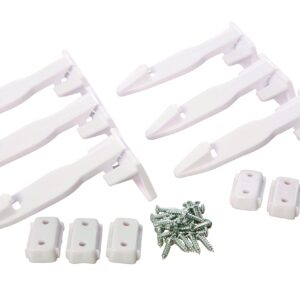 Dreambaby Spring Latches, White, Pack of 6