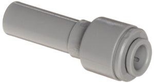 john guest acetal copolymer tube fitting, reducer, 1/4" tube od x 3/8" stem od (pack of 10)