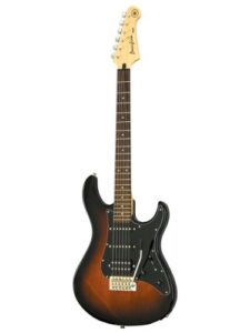 yamaha pacifica series pac012dlx electric guitar; old violin sunburst