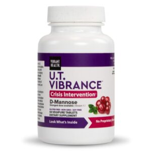 vibrant health, u.t. vibrance, crisis intervention for urinary tract health, 50 capsules