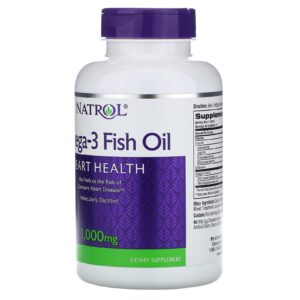 Natrol Omega-3 Fish Oil 1000mg, 150 Softgels (Pack of 2)2