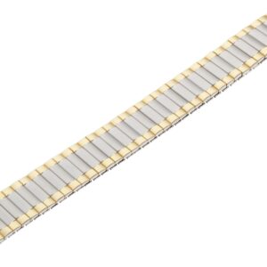 Timex Men's Q7B744 Two-Tone Stainless Steel Expansion 16-20mm Replacement Watchband