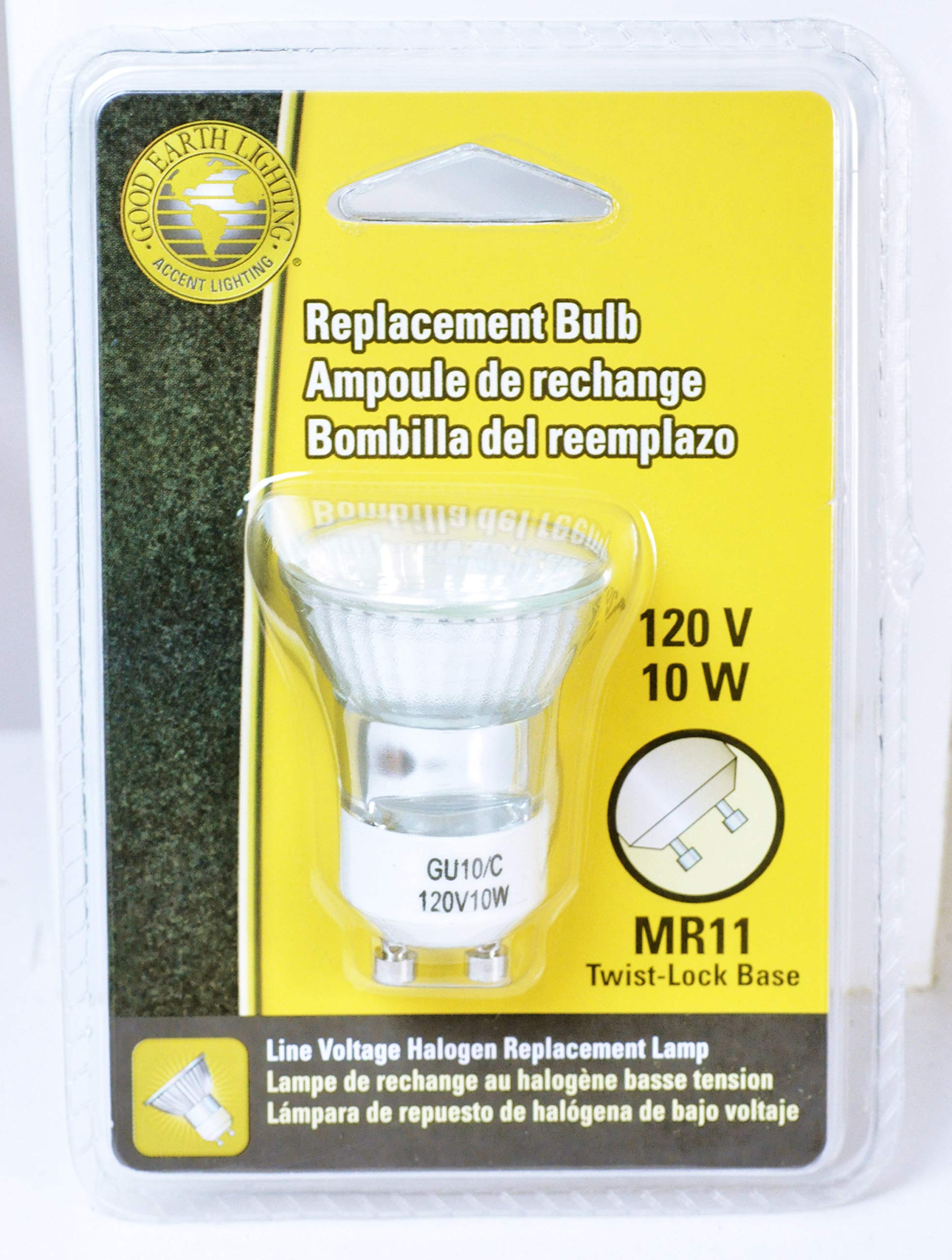 GOOD EARTH LIGHTING GB-120V10W-HMR11 MR11 Replacement Halogen Bulb