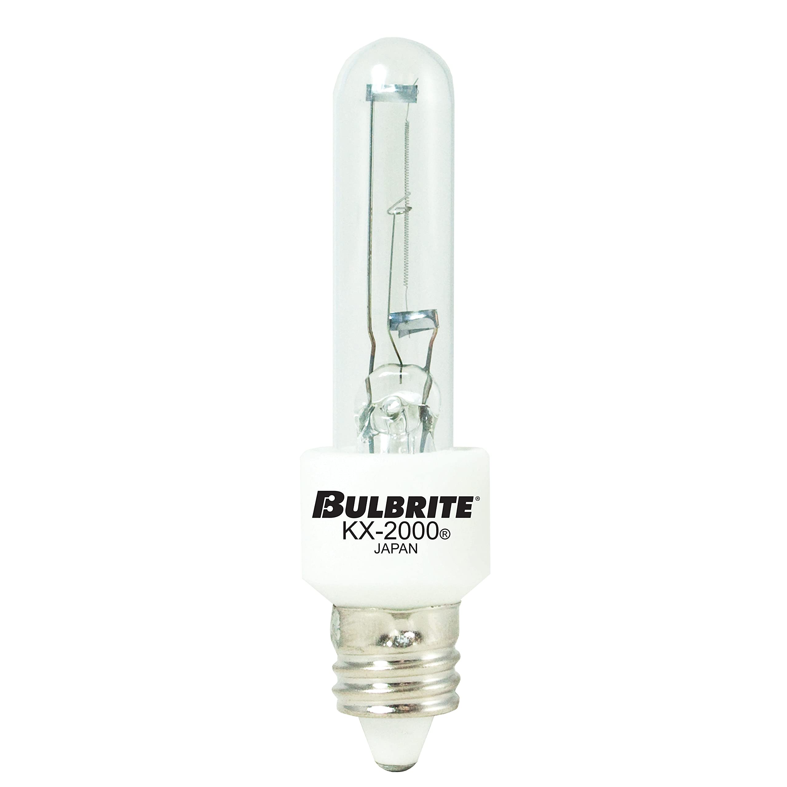 Bulbrite KX40CL/MC Mini-Candelabra Screw Base (E11) Light Bulb, 1 Count (Pack of 1), Clear