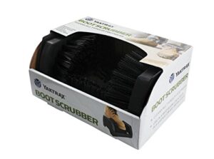 yaktrax boot scrubber boot and shoe scraper brush, black