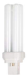 satco s6022 2700k 28-watt gx32d-3 base t5 quad 2-pin tube for magnetic ballasts, soft white (2700k)