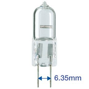 osram sylvania 64638 hlx 100w 24v g6.35 / 2-pin clear t3 halogen