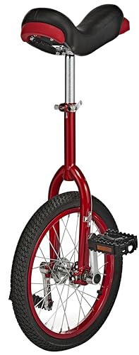 Fun 16 Inch Wheel Unicycle with Alloy Rim, Red