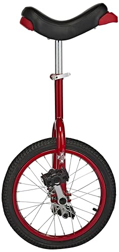 Fun 16 Inch Wheel Unicycle with Alloy Rim, Red