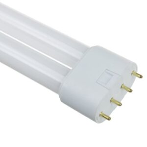 Sunlite FT24DL/835 Plug-in Twin Tube Compact Fluorescent Lamp, FT 4-Pin, 24 Watts, 1800 Lumens, 3500K Neutral White, 4-Pin (2G11) Base, 120 Volts, 1 Pack