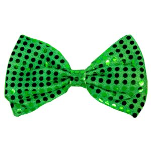 windy city novelties - st. patrick’s day sequin bow tie | st. patrick’s day party supplies leprechaun costume party cosplay