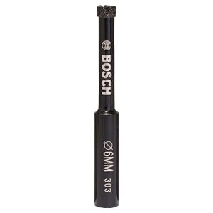 bosch professional 2608550606 diamond drill bit, 6mm x 35mm, black