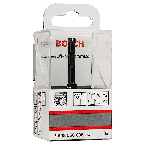 Bosch Professional 2608550606 Diamond Drill Bit, 6mm x 35mm, Black