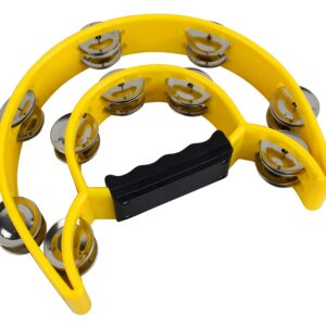 YMC Half Moon Tambourine Double Cutaway TAM20-YW -Yellow