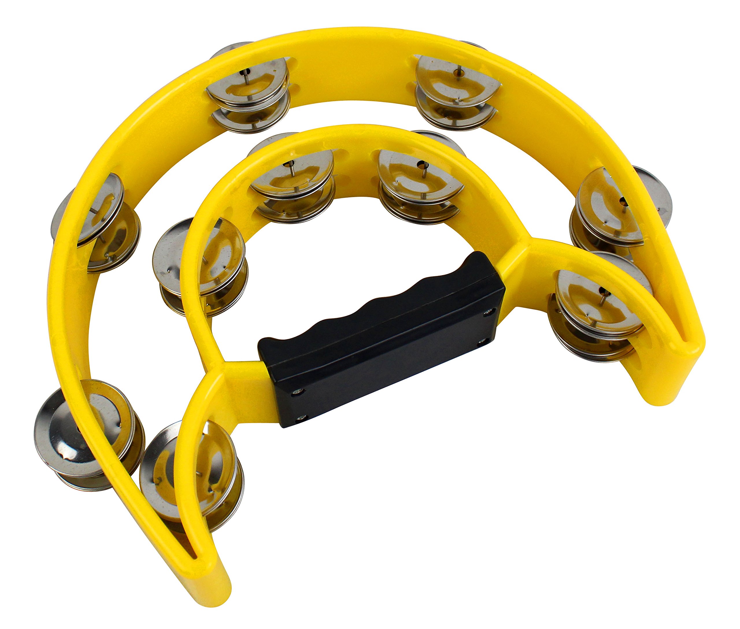 YMC Half Moon Tambourine Double Cutaway TAM20-YW -Yellow