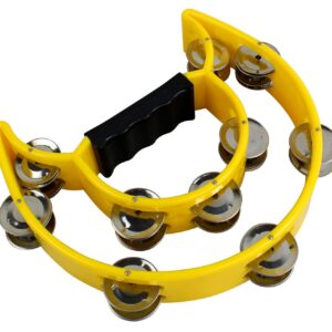 YMC Half Moon Tambourine Double Cutaway TAM20-YW -Yellow