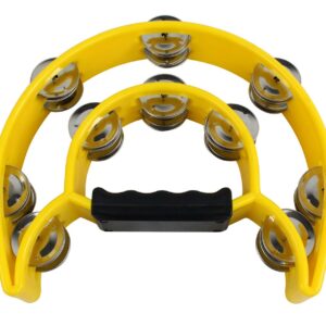 YMC Half Moon Tambourine Double Cutaway TAM20-YW -Yellow