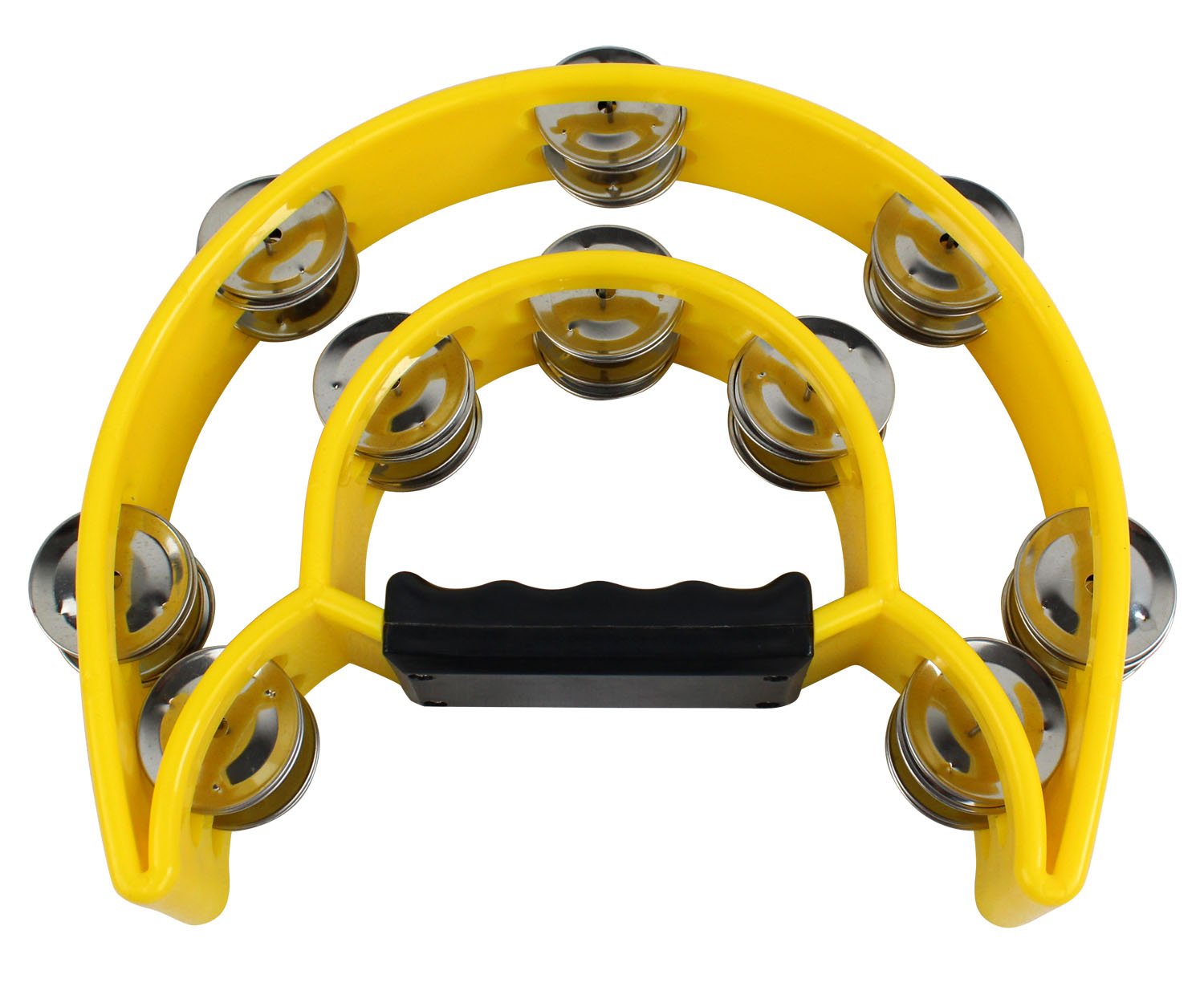 YMC Half Moon Tambourine Double Cutaway TAM20-YW -Yellow