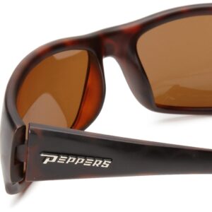 Pepper's Cutthroat Polarized Sport Sunglasses, Dark Tortoise, One Size